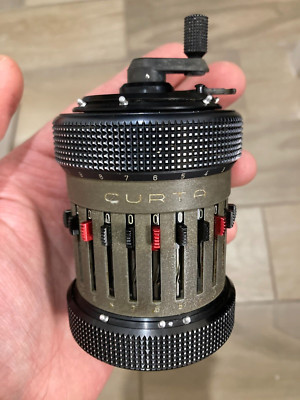 Curta Calculator Type II Military Pilot Captain Owned Working Museum ...