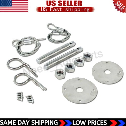 Universal Stainless Steel Hood Pins / Bonnet Lock Pin Kit US | eBay