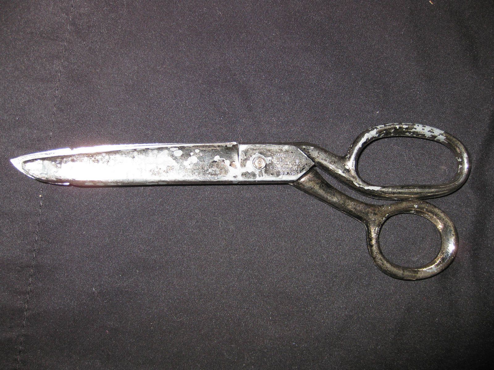 Antique Scissors 7.25" Richards of Sheffield England, Radiant Golden ...