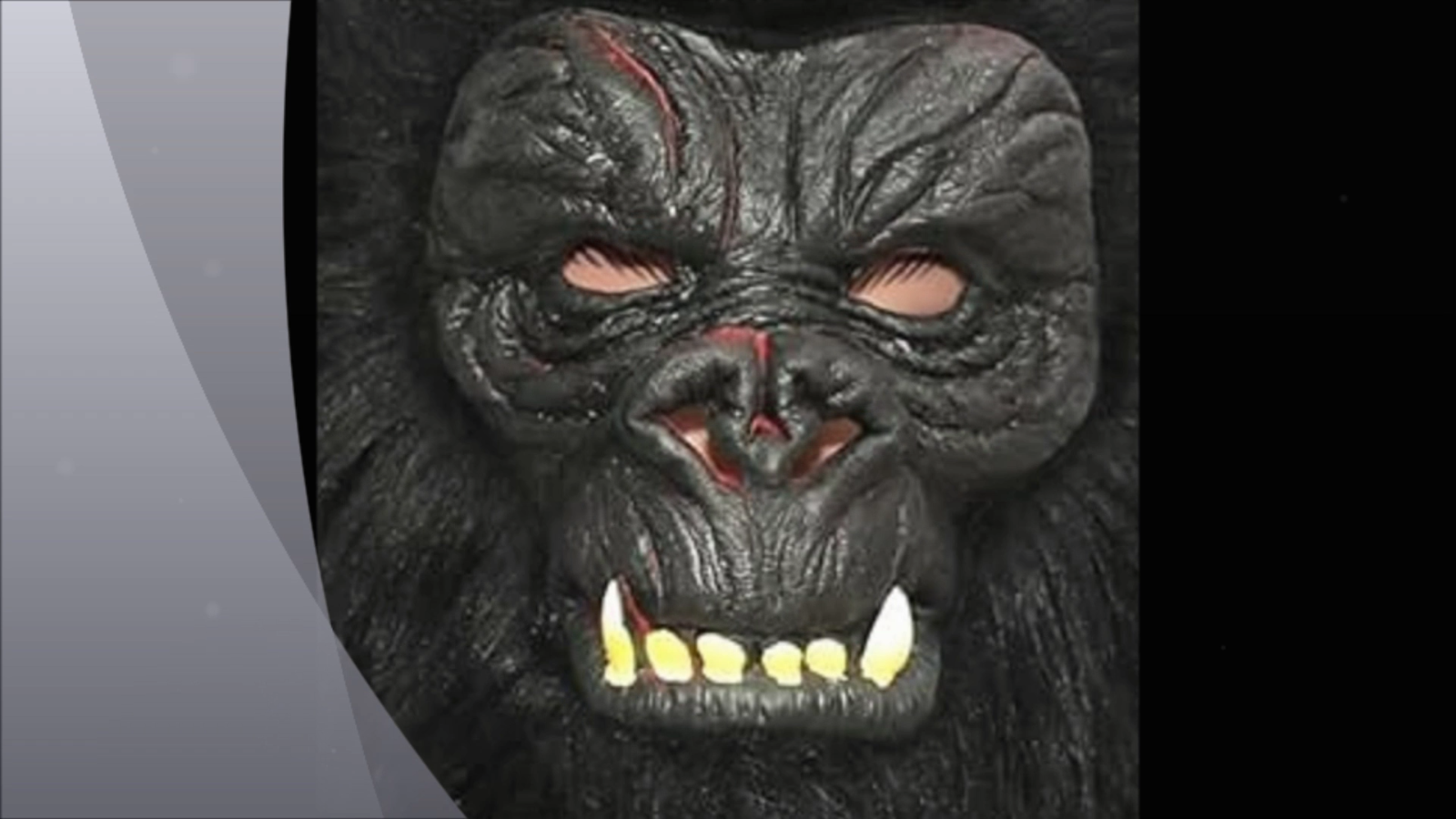 Hairy Gorilla Mask costume monkey head cosplay circus ape plush party ...