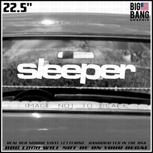 Sleeper sticker JDM Lowered Car/SUV/Truck/Boat Vinyl Diecut Decal ...