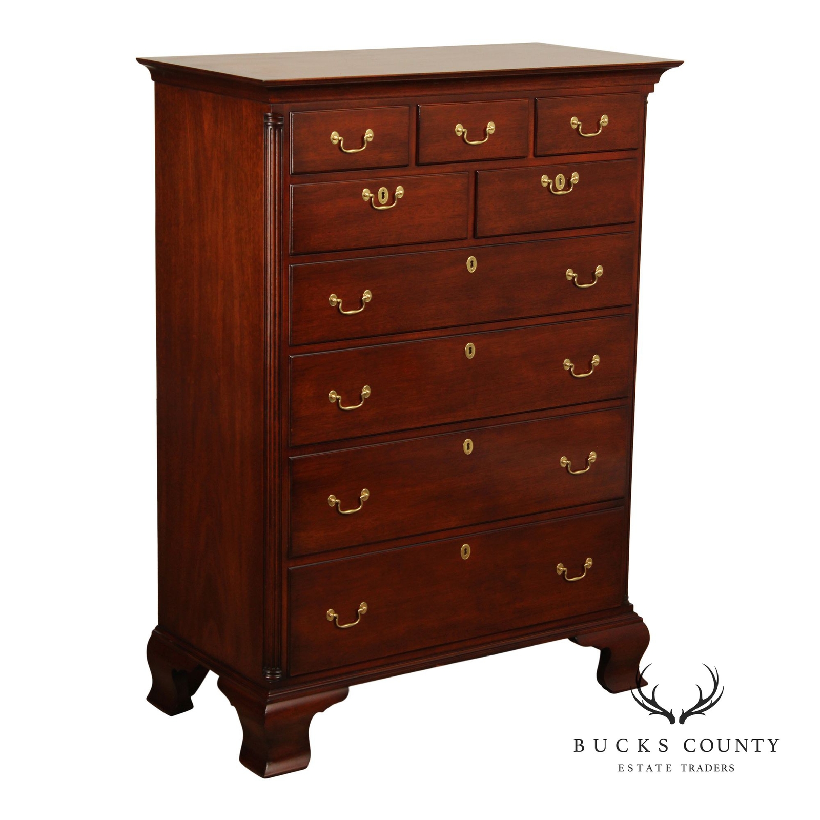 Kindel Winterthur Reproduction Mahogany Tall Chest | eBay