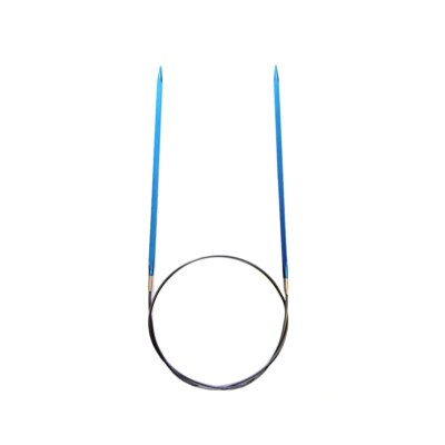 Kollage ::Square Circular Needles BLUE Firm Cable:: 3 US / 3.25 mm / 24 ...