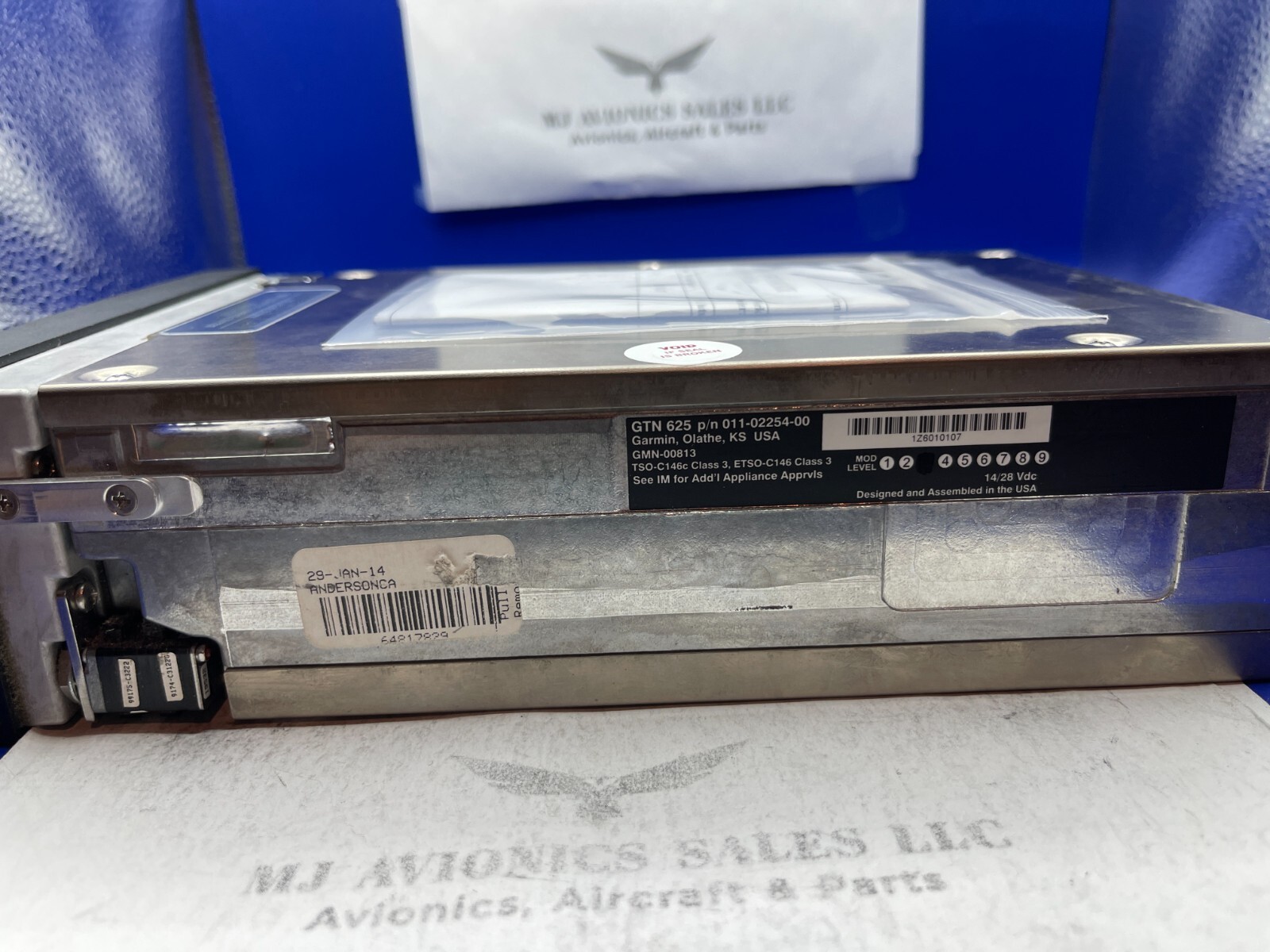 GARMIN GTN 625 WAAS GPS 14/28 VDC P/N 011-02254-00 WITH FAA FORM 8130-3 ...