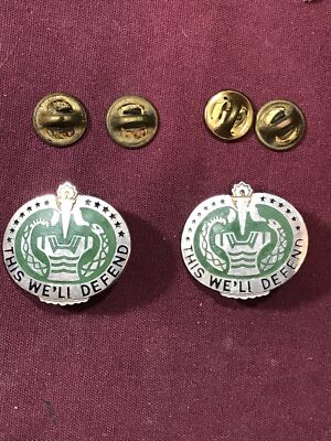 2 US Military Army Drill Sergeant Instructor Insignia Pin - This We'll ...