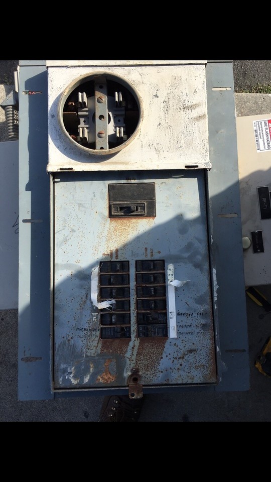 GE DEAD FRONT COVER 100A 120/240V 1 PH 12 SPC LONG 17 1/4 WIDE 12 | eBay