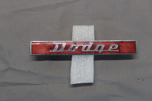 Vintage Dodge script grill emblem for 1941 Luxury Liner | eBay