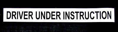 Driver Under Instruction Magnetic Sign | eBay UK