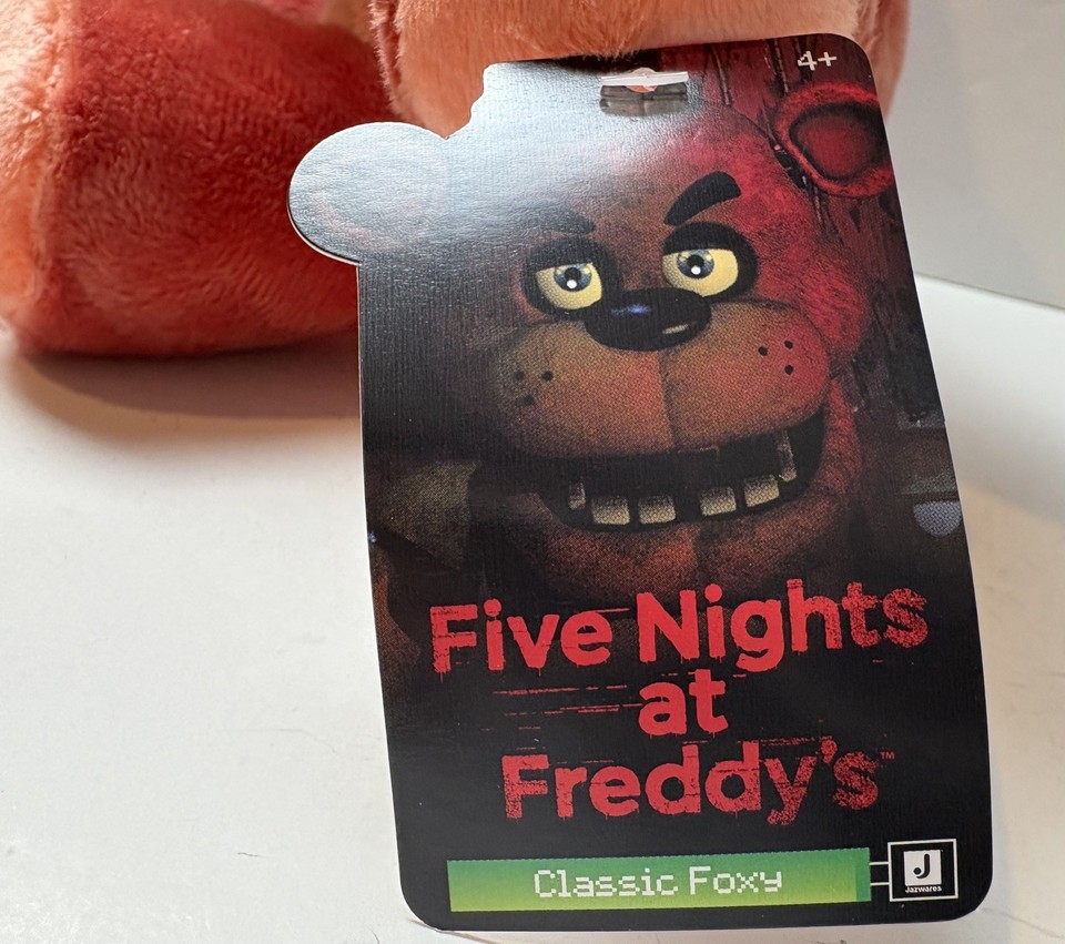 2025 FNAF Five Nights At Freddy's CLASSIC FOXY 8" Plush Glow in the ...