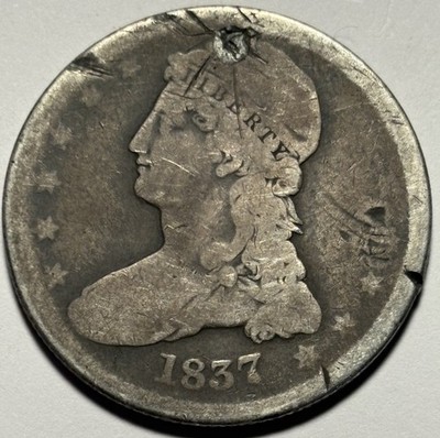 1837 Capped Bust Half Dollar — Circulated | eBay