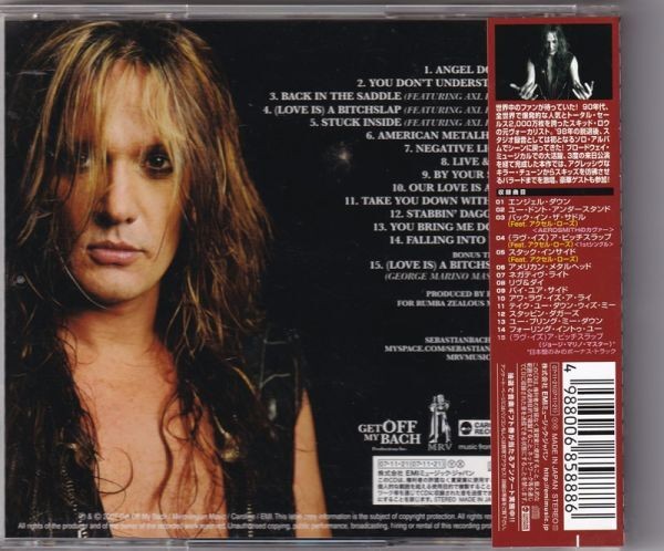 Good Condition Sebastian Back/ Angel Down SEBASTIAN BACH/ ANGEL DOWN | eBay