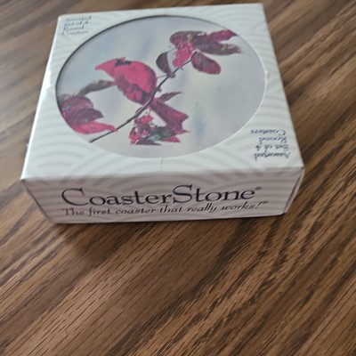 CoasterStone Absorbent Coasters, 4-1/4" Cardinals Redbird Cardinal ...