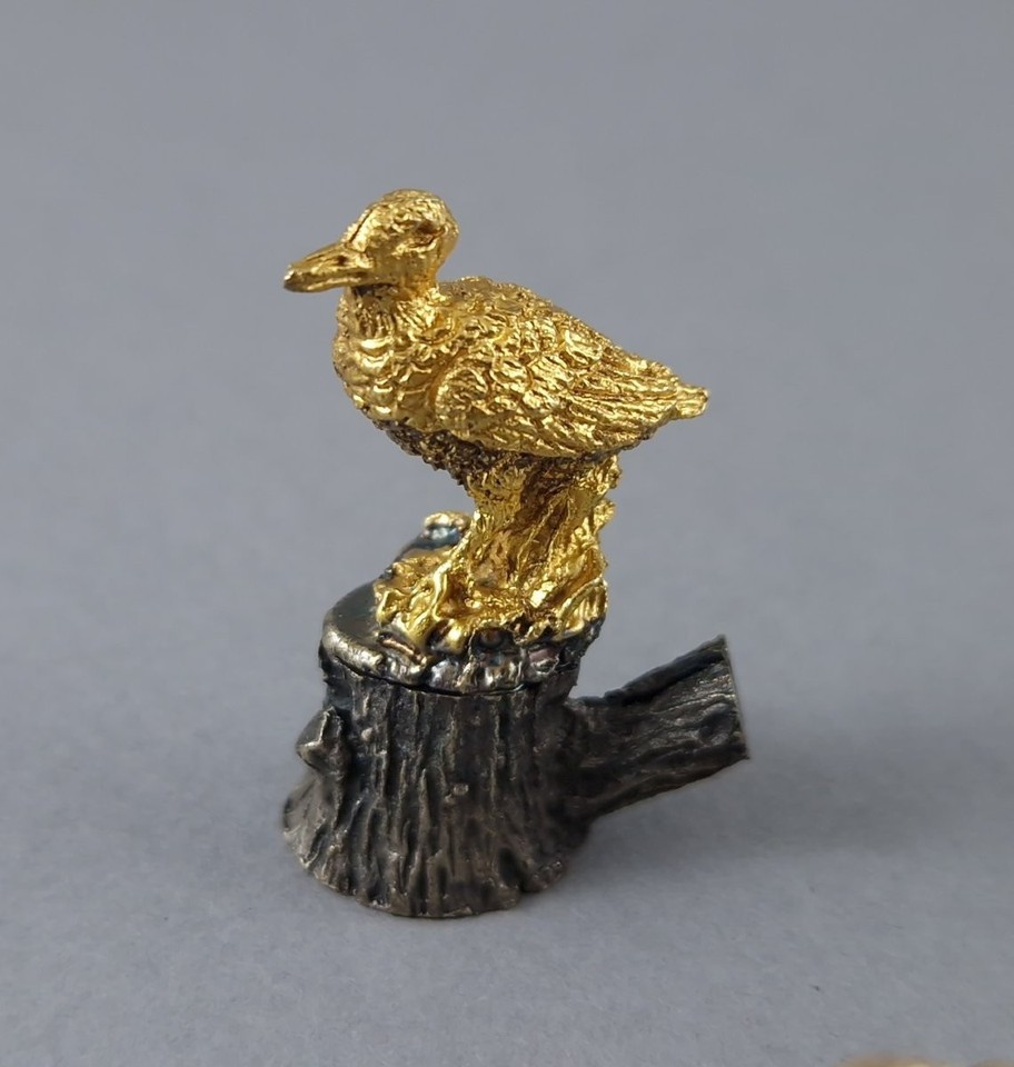 6 Sterling Silver And Gilt Place Card Holders A Hunting Theme | eBay