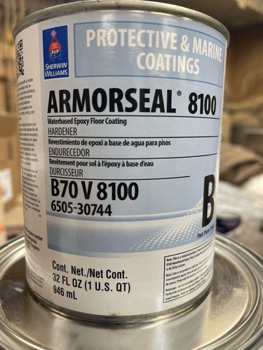 Sherwin Williams Armorseal 8100 Waterbased Epoxy Floor Coating Kit ...