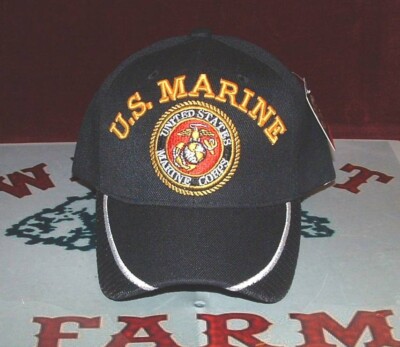 USMC Marine Corps Military Licensed Embroidered Adjustable Neat Bill ...