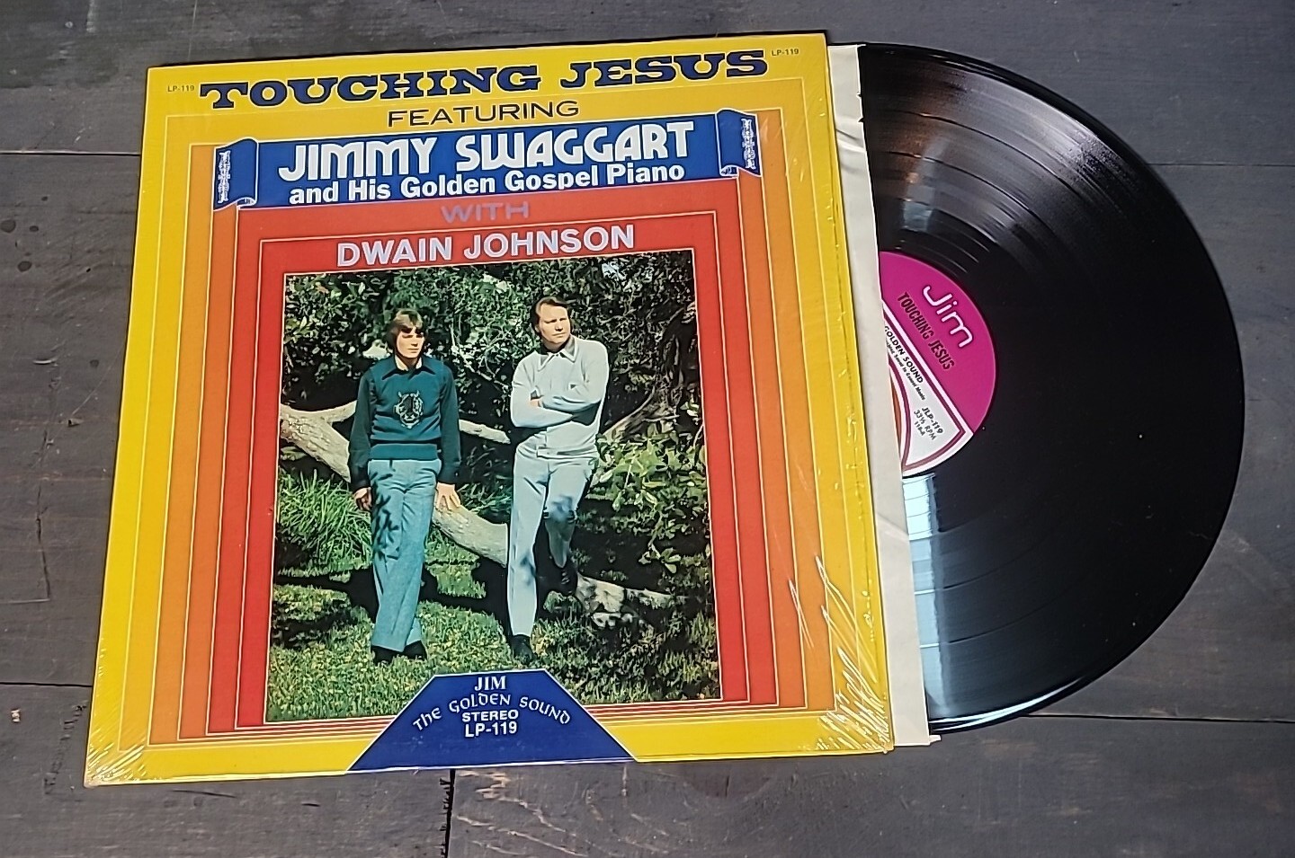 Vintage LP ~ Touching Jesus ~ Jimmy Swaggart w/Dwain Johnson 1974 Rare ...