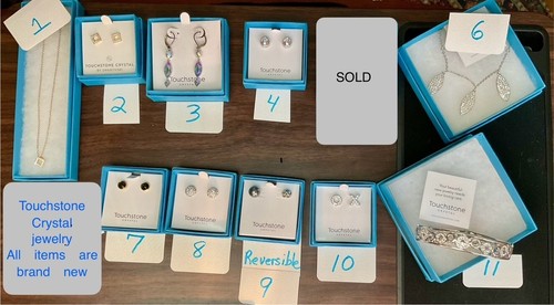 NEW Touchstone Crystal Braclets, Necklaces, Earrings, Rings Birthday ...