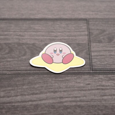 Kirby | Sitting Star Kirby Sticker Decal Only | Great For Bottles ...