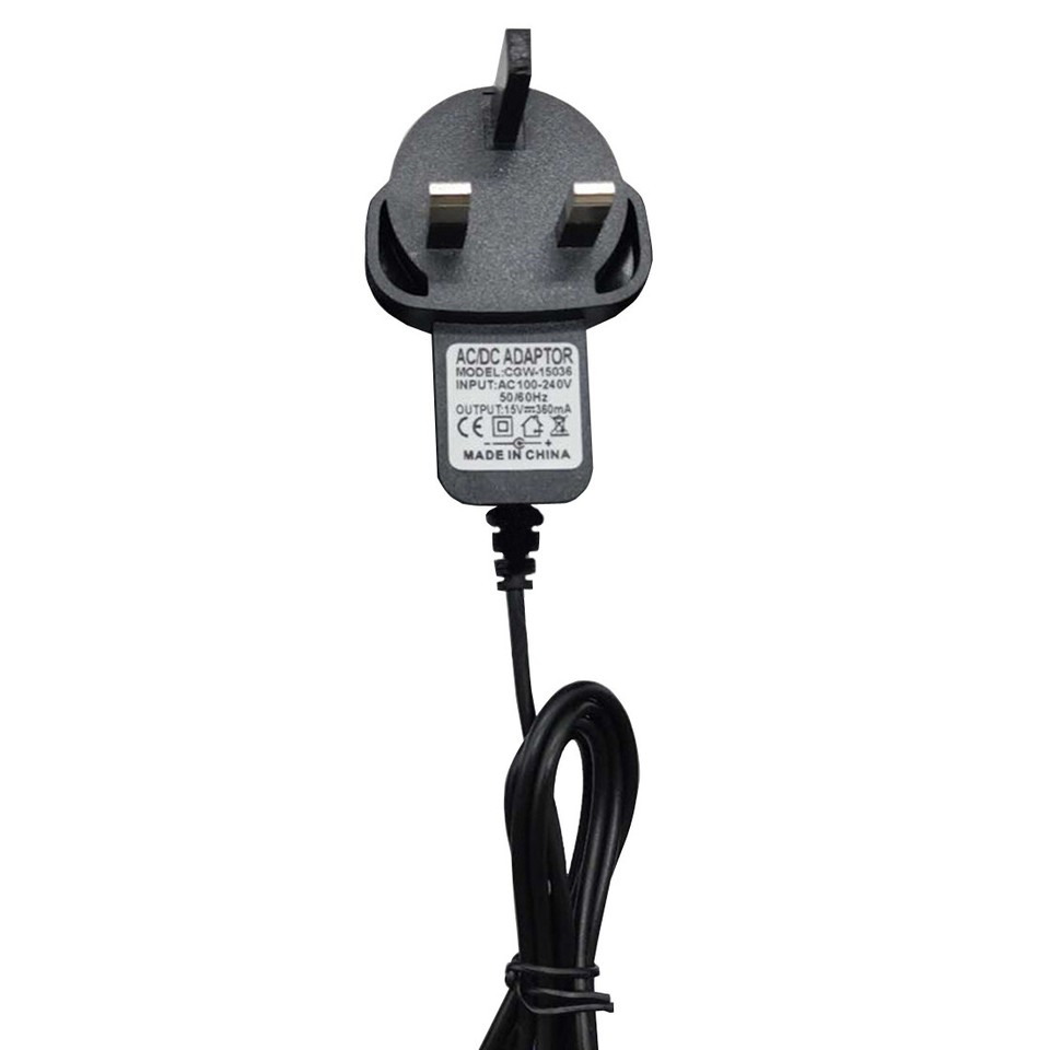15V Power Charger Cable Cord Lead UK Plug for Philips Shaver HQ8505 ...