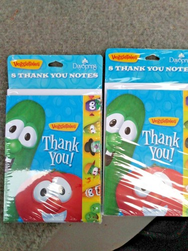 Dayspring Veggietales Thank You Cards Lot of (2) Packs | eBay