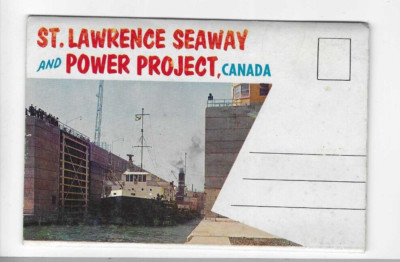 POSTCARD FOLDER-ST. LAWRENCE SEAWAY AND POWER PROJECT-CANADA | eBay