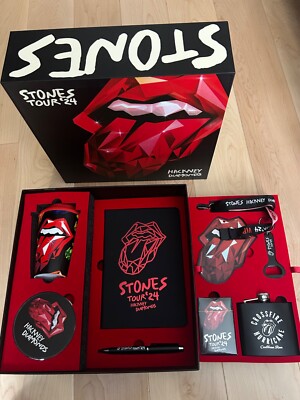 Rolling Stones Tour Merch Bundle 2024 Hackney Diamonds VIP Gift Box | eBay