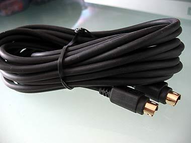 S-Video SVHS (Super VHS) Y/C Signal Video Cable Lead/Wire for VCR PC ...