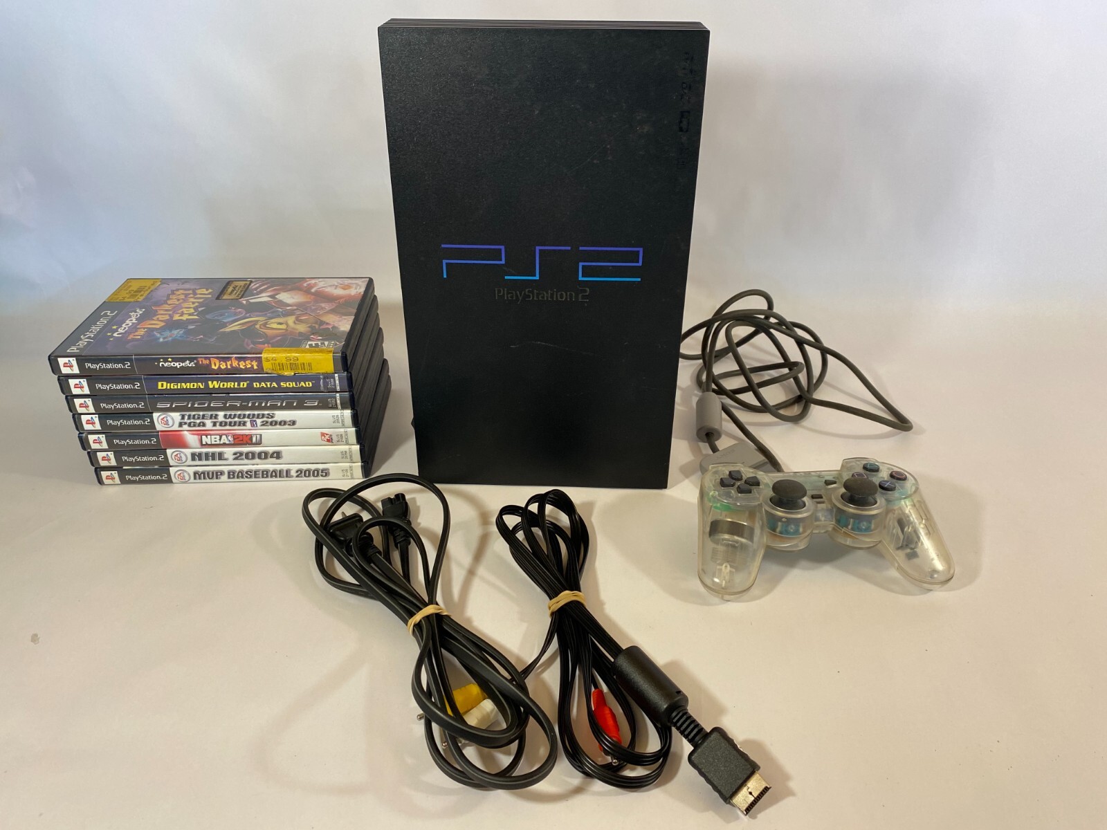 PlayStation 2 Fat Console Bundle with Controller and LOT OF GAMES ...