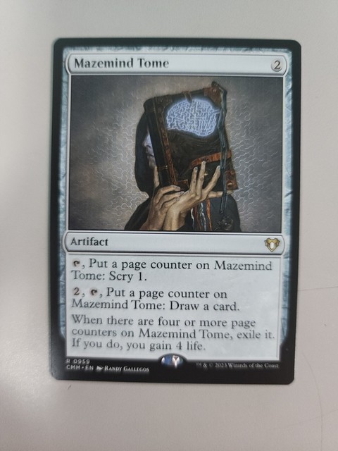 MTG Mazemind Tome Commander Masters 0959 Regular Rare for sale online ...