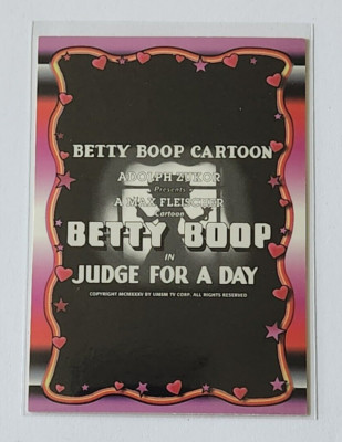 1995 BETTY BOOP CARD #37 | eBay