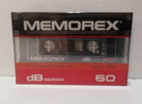 Memorex dB Series 60 Normal Bias 90m Blank Cassette Tape New & Sealed ...
