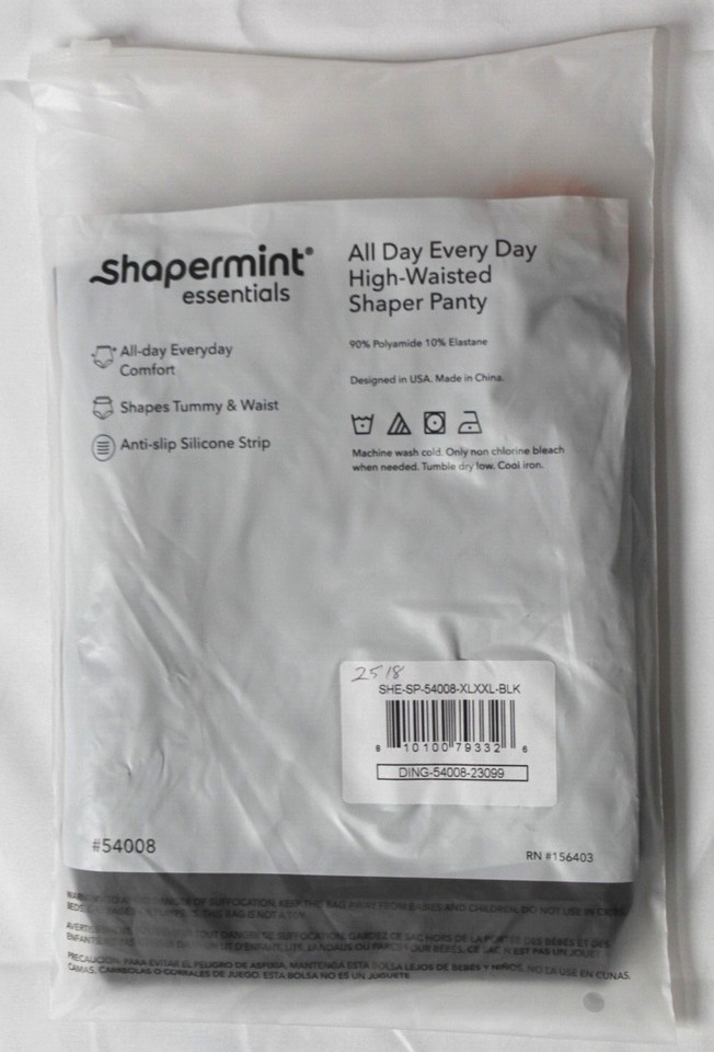 Shapermint Women's High-Waisted Shaper Panty Assorted Colors/Sizes NWT ...