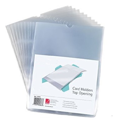 Job Card Holders Wallets. Top Opening With Thumb Cut. Semi Clear ...