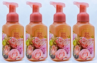 4 Bath Body Works PINK KIWI BERRY Gentle Clean Foaming Hand Soap 8.75 ...