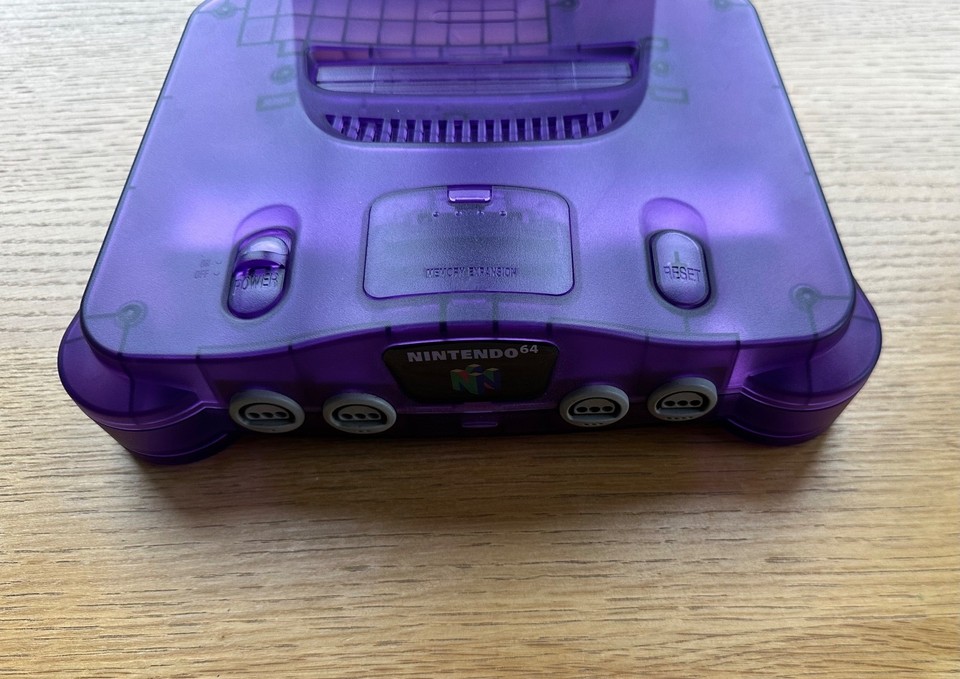 Nintendo 64 N64 Console Purple RGB video out PAL N64RGB V4.0 ~OverClock ...
