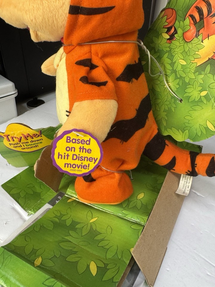 Fisher Price Bounce Around Winnie The Pooh In Tigger Outfit 12" RARE | eBay
