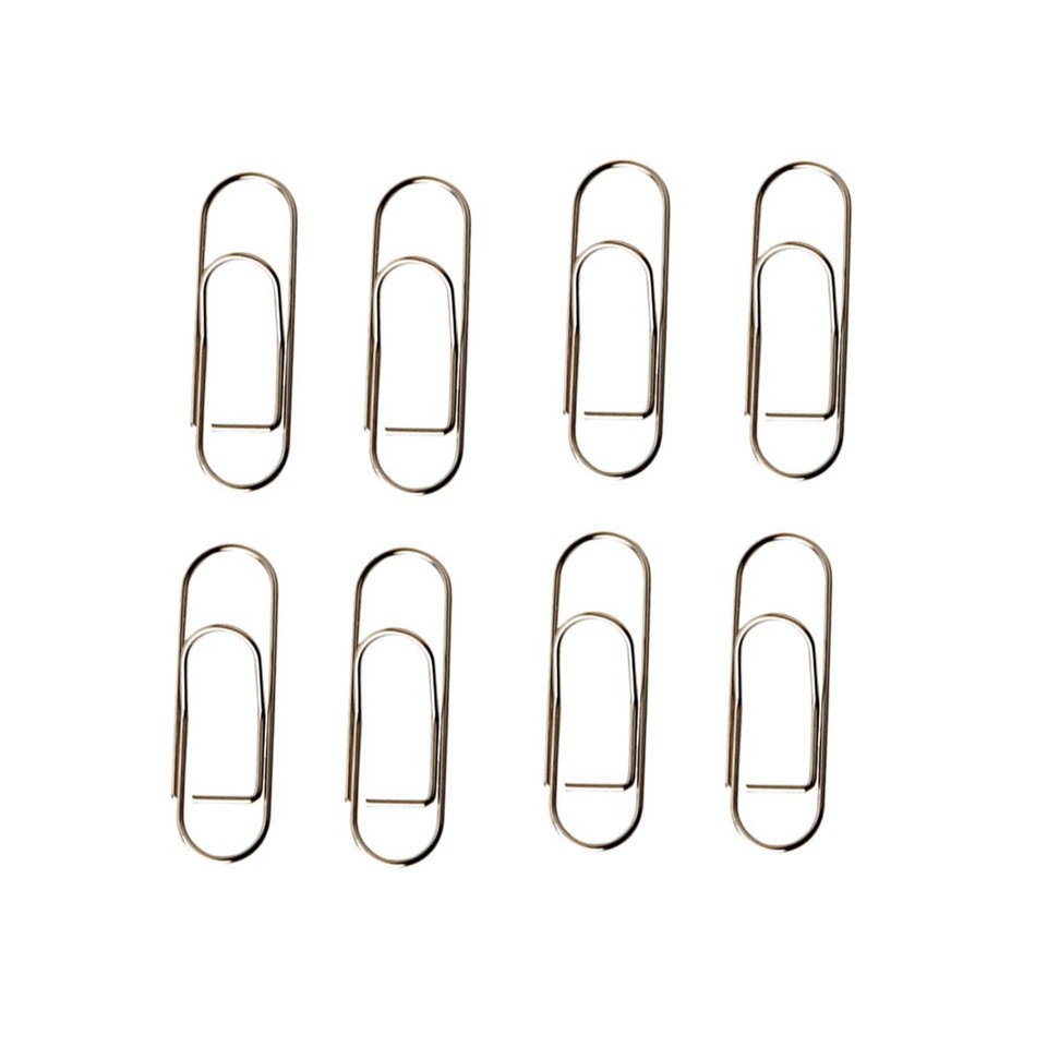 8 Pcs Steel Pencil Holder Office Supplies Paper Clip File Clamps Clips ...