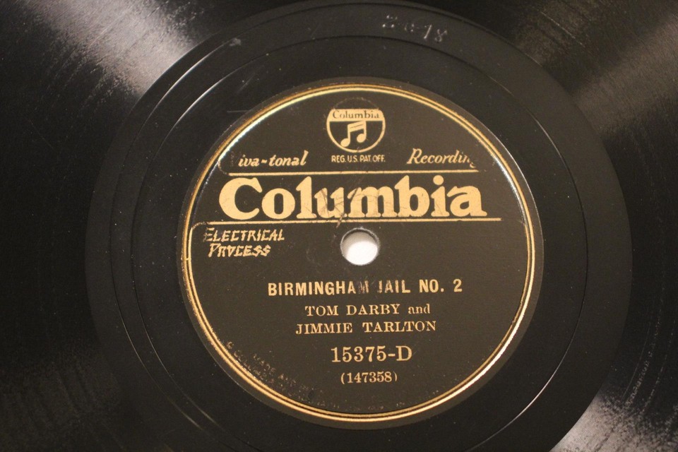 COUNTRY DARBY & TARLTON Lonesome Railroad / Birmingham Jail #2 COLUMBIA ...