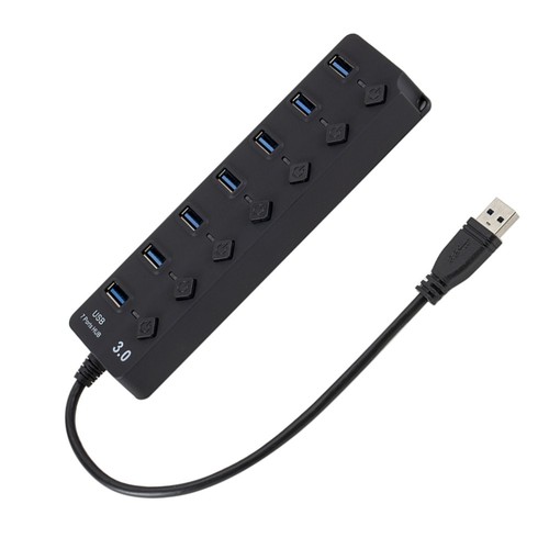 7 Ports USB Hub Desktop Hubs for Laptops Device Connector Splitter | eBay