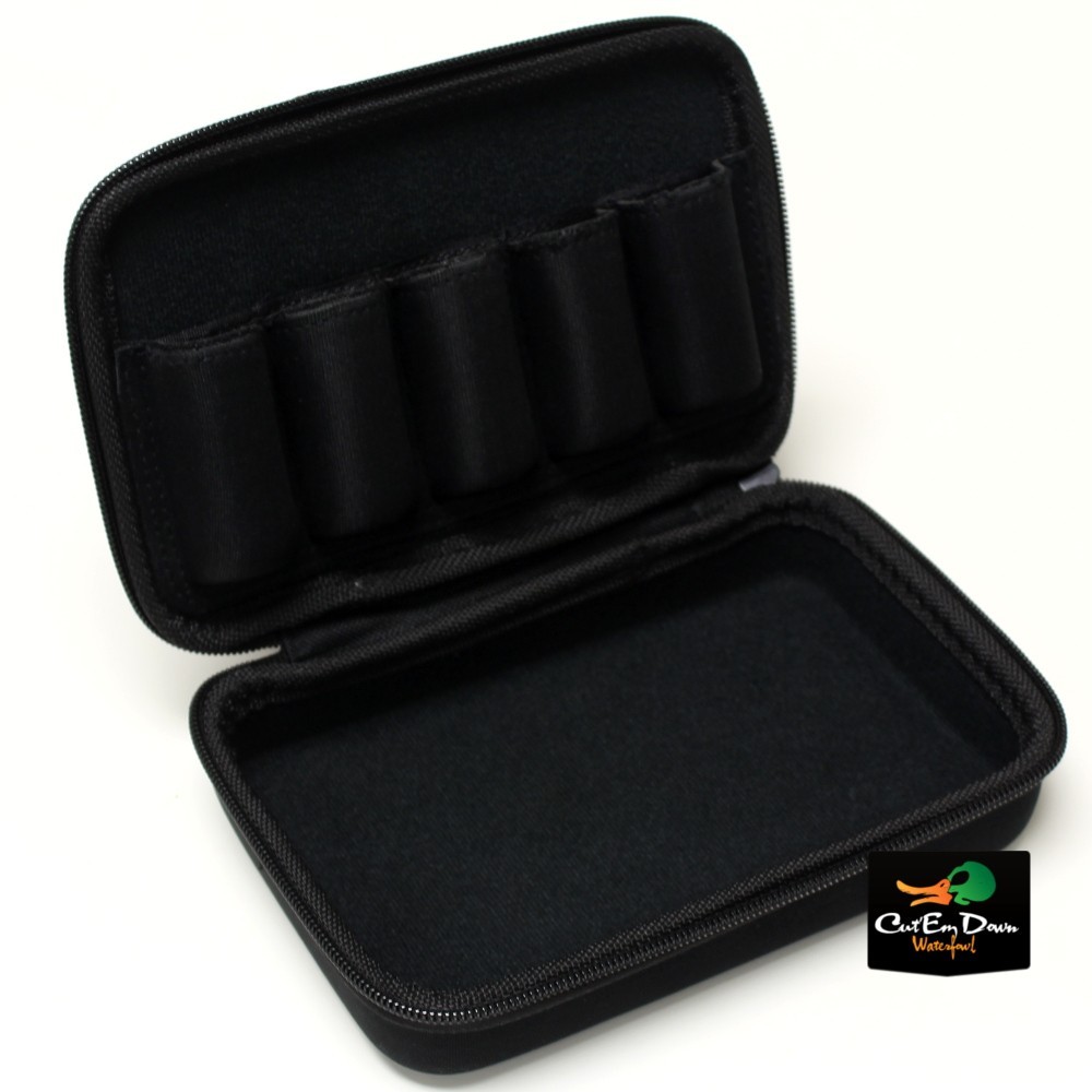 CARLSON'S BLACK MOLDED FOAM SHOTGUN CHOKE TUBE CARRYING STORAGE CASE 5 ...