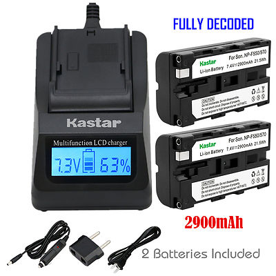 Kastar Battery Charger Sony CCD-TRV517 TRV615 TRV715 TRV716 TRV720 ...