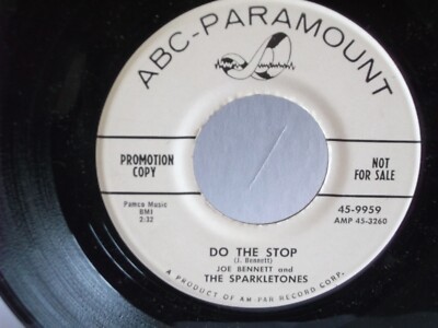 Joe Bennett & The Sparkletones,ABC-Par.9959,"Do The Stop"US,7"45,PROMO ...