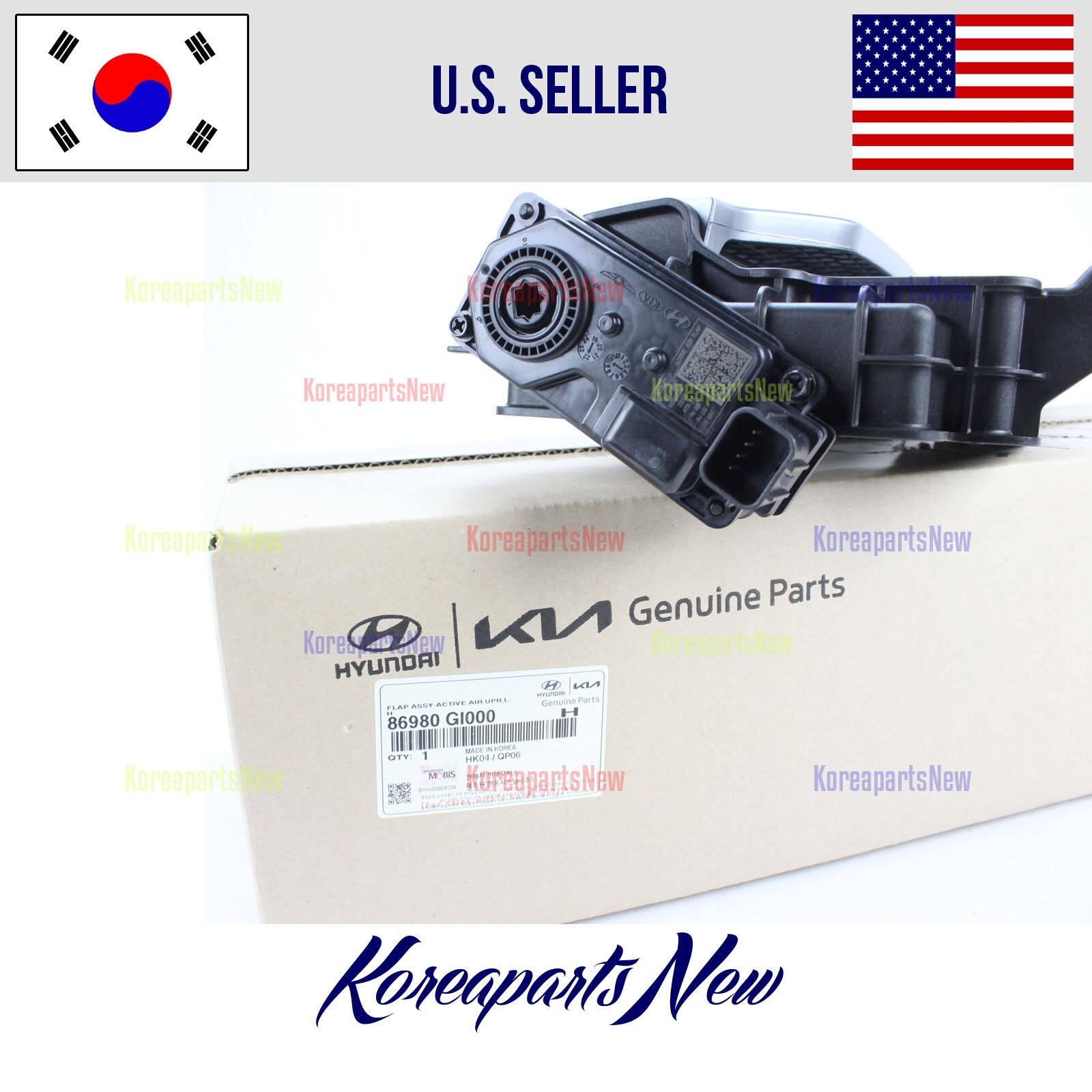 Active Grille Shutter Flap Left DRIVER 86980GI000 ⭐OEM⭐ Hyundai Ioniq5 ...