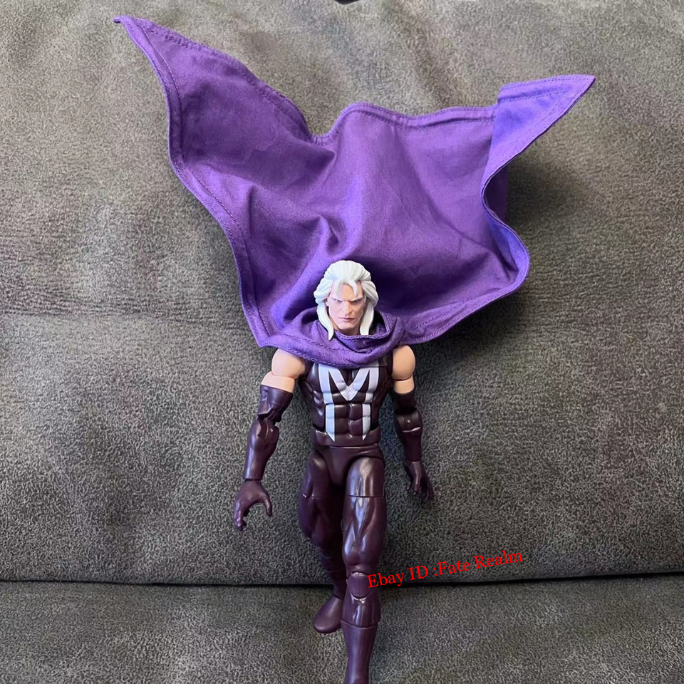 1/12 Custom Wired Cape Cloak For 6'' X-Men Magneto Action Figure（No ...