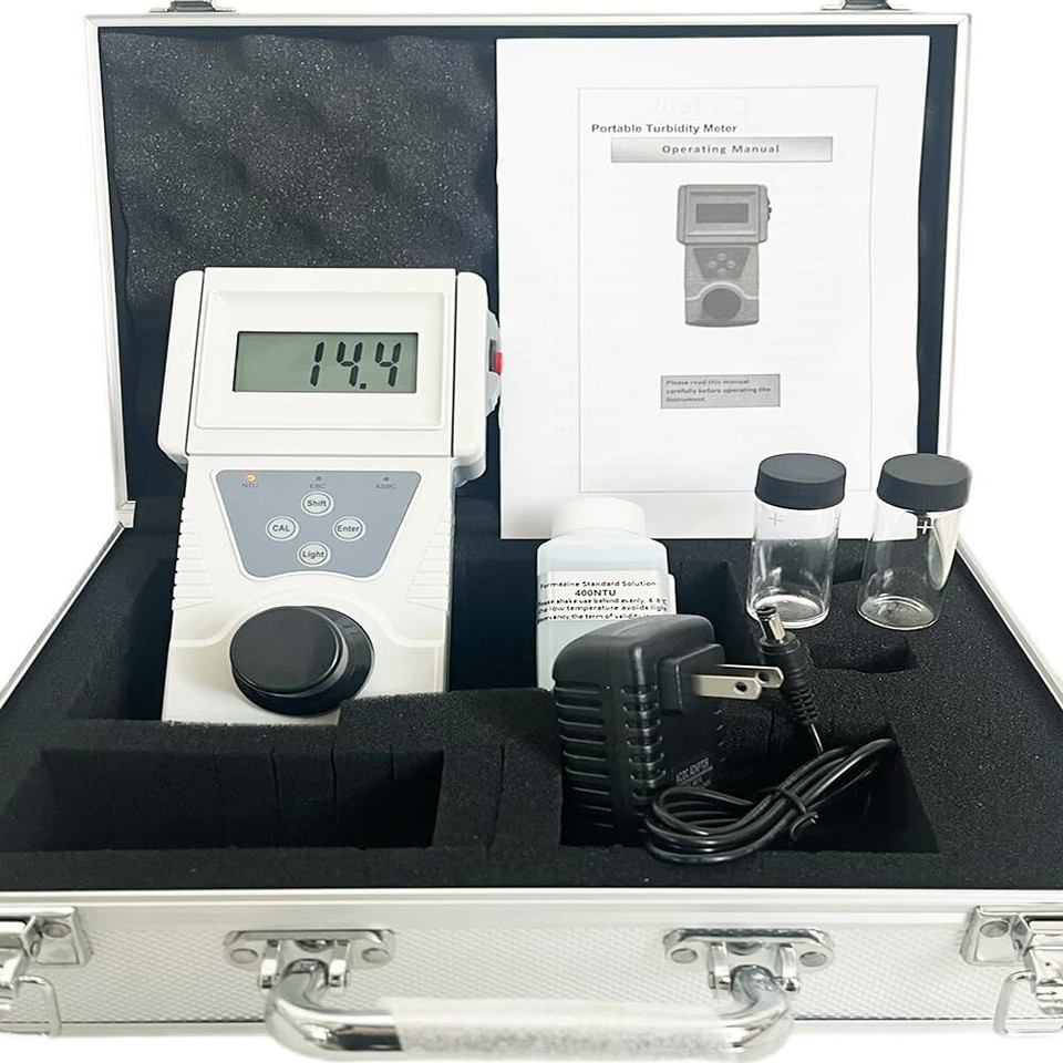 Turbidimeter Digital Turbidity Meter with 0-200NTU 0.1 NTU Calibration ...