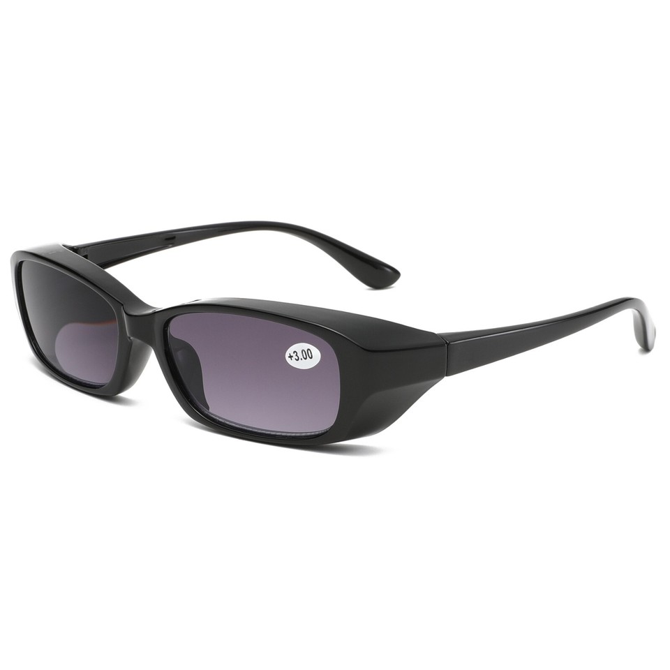 4 PK Clear Lens Mens Black Frame Reading Glasses Heavy Duty Readers for ...