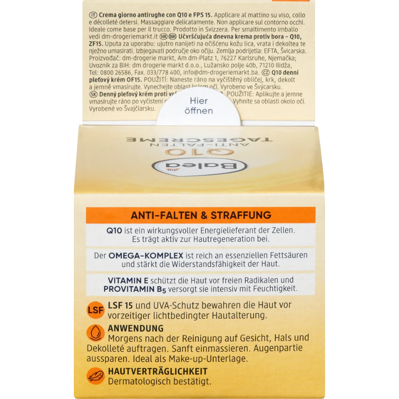Balea Q10 Anti-Wrinkle Day Cream, 50 ml | eBay