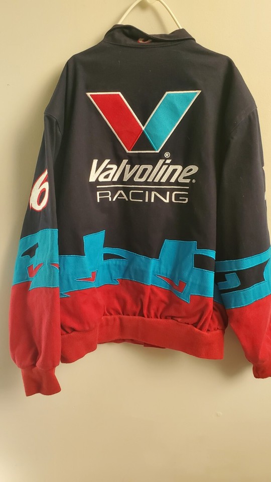 Vtg Men's XL Mark Martin Roush Racing #6 Valvoline NASCAR JH Designs ...