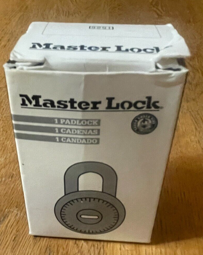 Master Lock Combination Padlock Without Key 1-7/8in 1525STK in box | eBay
