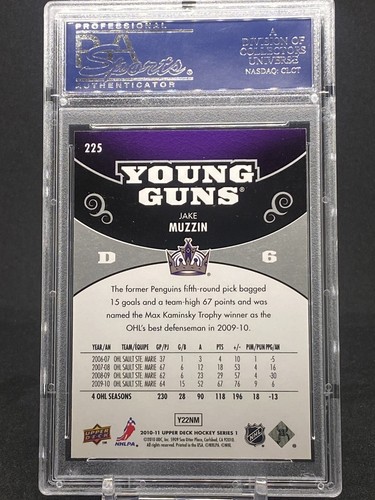 2010-11 Upper Deck - Young Guns Jake Muzzin #225 (RC) for sale online ...